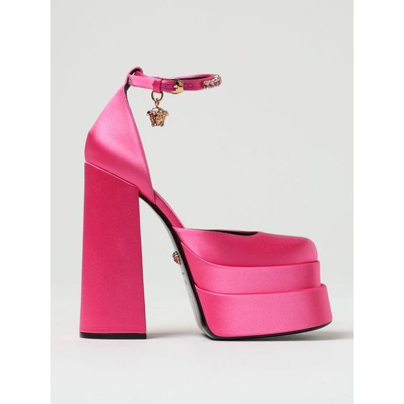 Versace | Shoes | Versace High Heel Shoes Woman Red | Poshmark